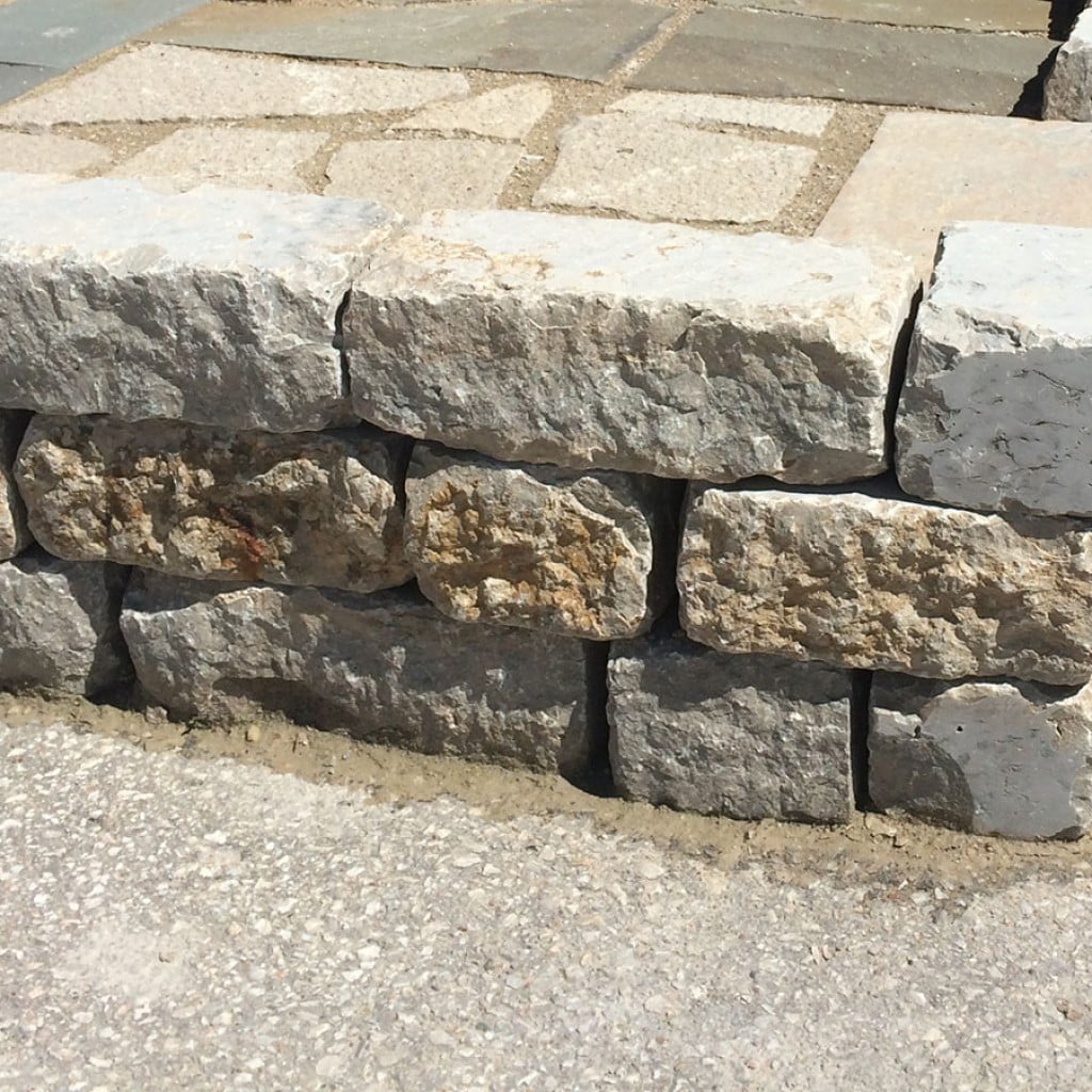 Engraved Stone Retaining Walls